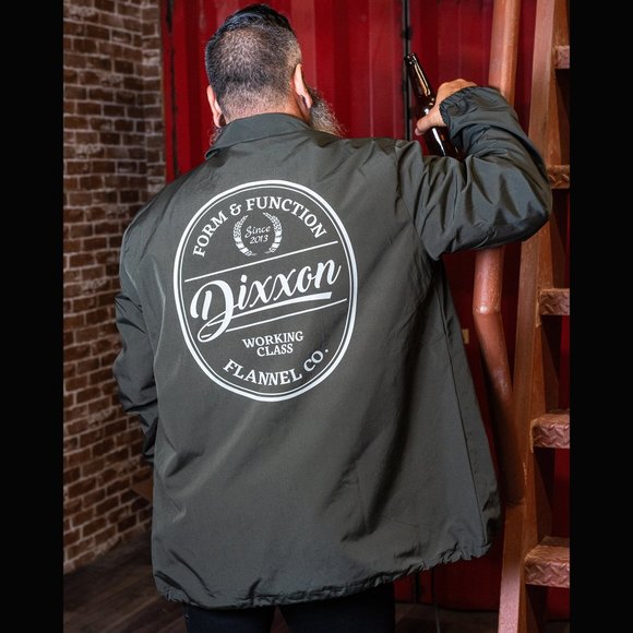 DIXXON | Jackets & Coats | Dixxon Porter Coaches Jacket Od Green Mens ...